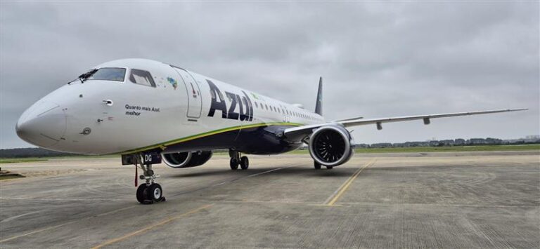 Azul amplia frota com nova aeronave Embraer E195-E2 – Transporte Moderno